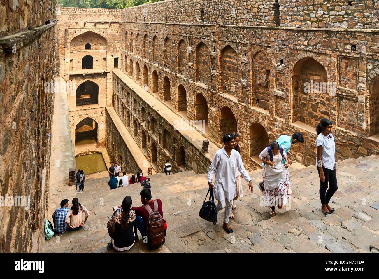 Agrasen Ki Baoli Stepwell Delhi Stock Photo - Alamy
