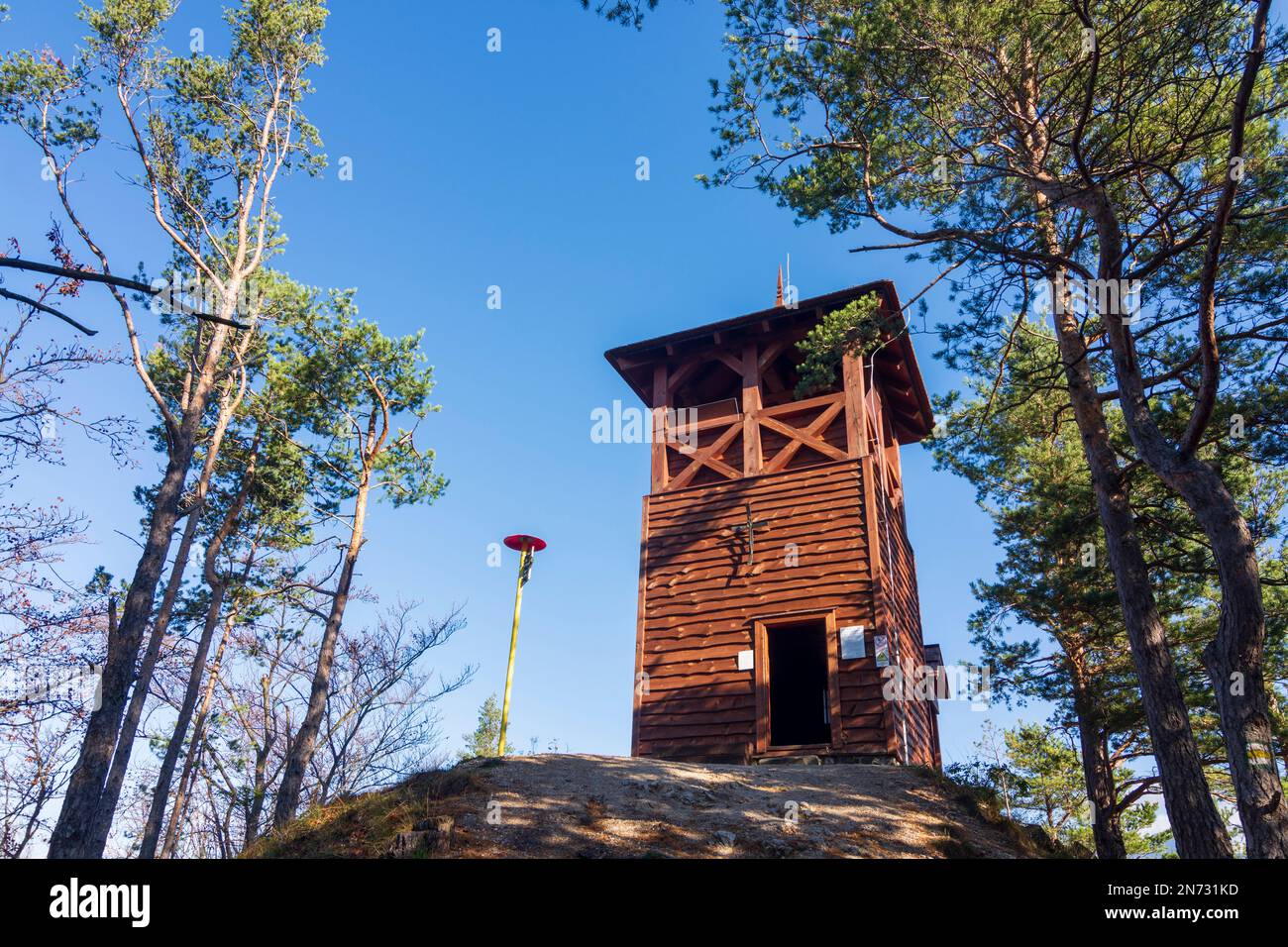 Observation tower on spicak summit in slovakia hi-res stock photography ...