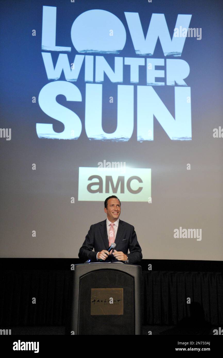 President of AMC Charlie Collier gives speech at AMC's 'Low Winter Sun ...