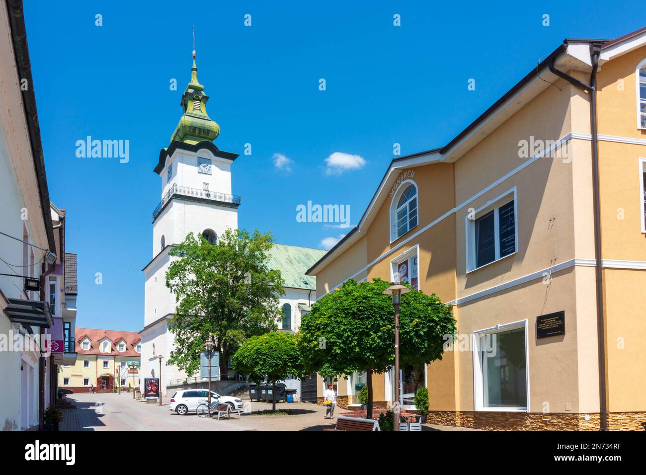 Prievidza (Priwitz), Catholic St. Bartholomew's Church in Slovakia ...