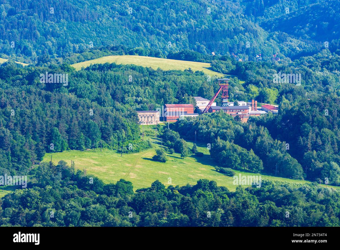 Handlova (Krickerhau), Handlova coal mine in Slovakia Stock Photo - Alamy