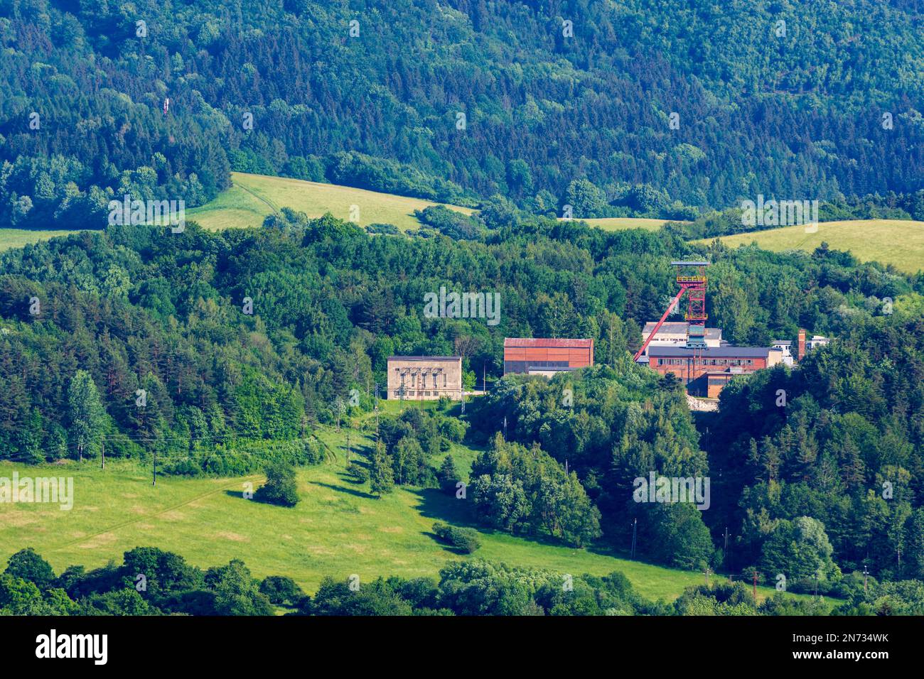 Handlova (Krickerhau), Handlova coal mine in Slovakia Stock Photo - Alamy