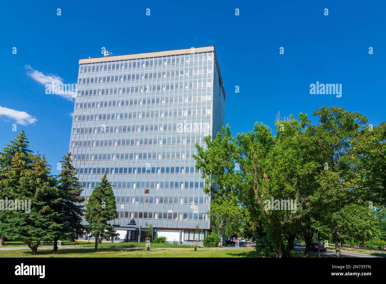 Office building at batas industrial town in slovakia hi-res stock ...