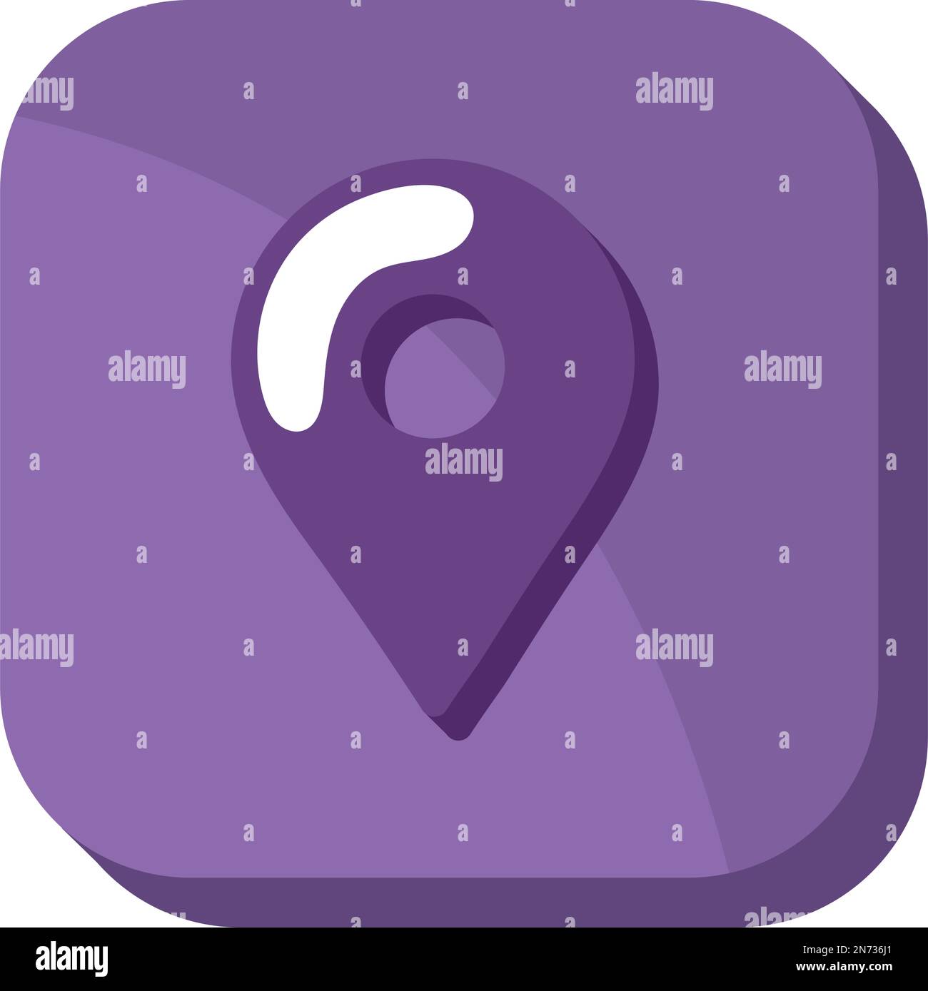 gps navigation app icon Stock Vector Image & Art - Alamy