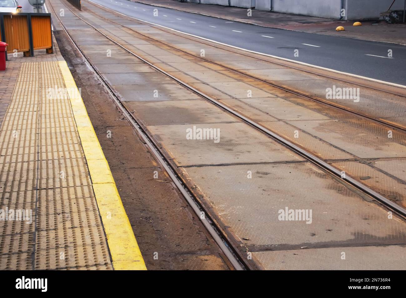 Asphalt paving train hi-res stock photography and images - Alamy