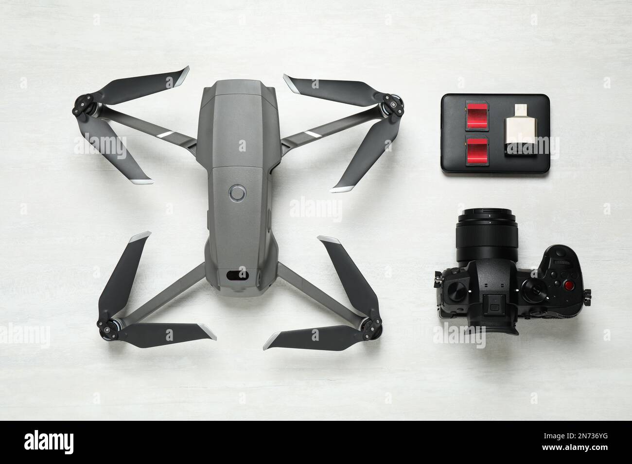Modern drone and camera hi-res stock photography and images - Alamy