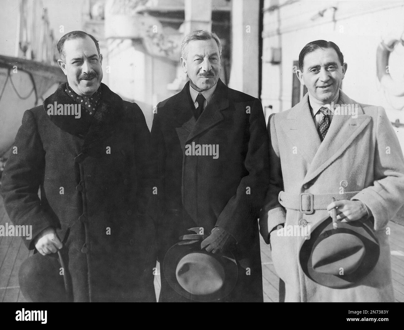 Most prominent among the passengers arriving on the SS Majestic were ...