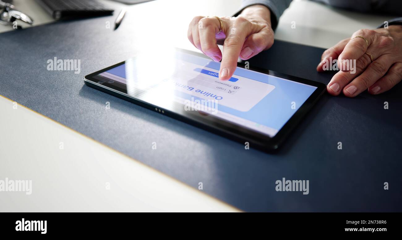 Electronic Bank Balance Statement And Transfer Using Internet Stock ...