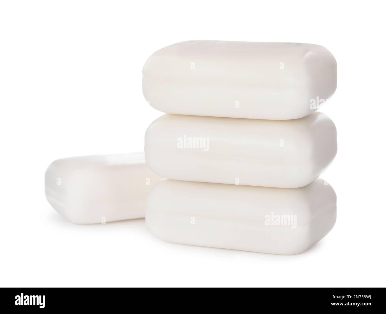 Soap bars on white background. Personal hygiene Stock Photo - Alamy