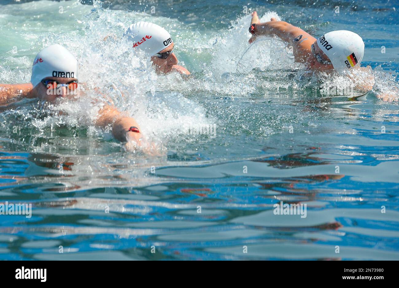 German gold medal winning team from left, Christian Reichert, Thomas ...