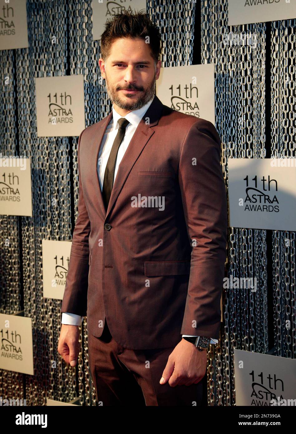 Actor Joe Manganiello of the HBO series "True Blood" poses for a photo ...