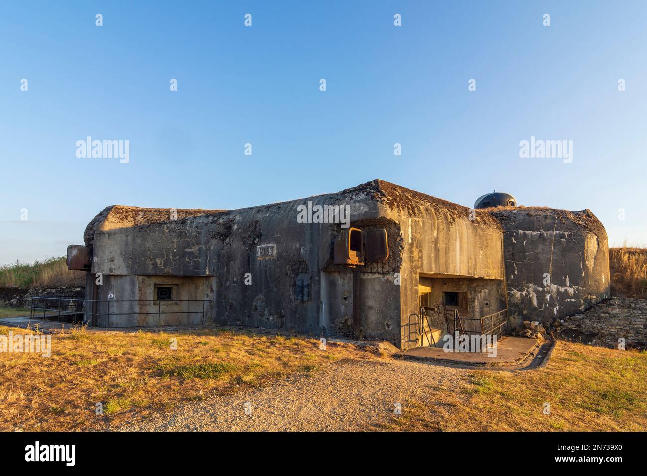 Ouvrage de rohrbach or fort casso of the maginot line hi-res stock ...
