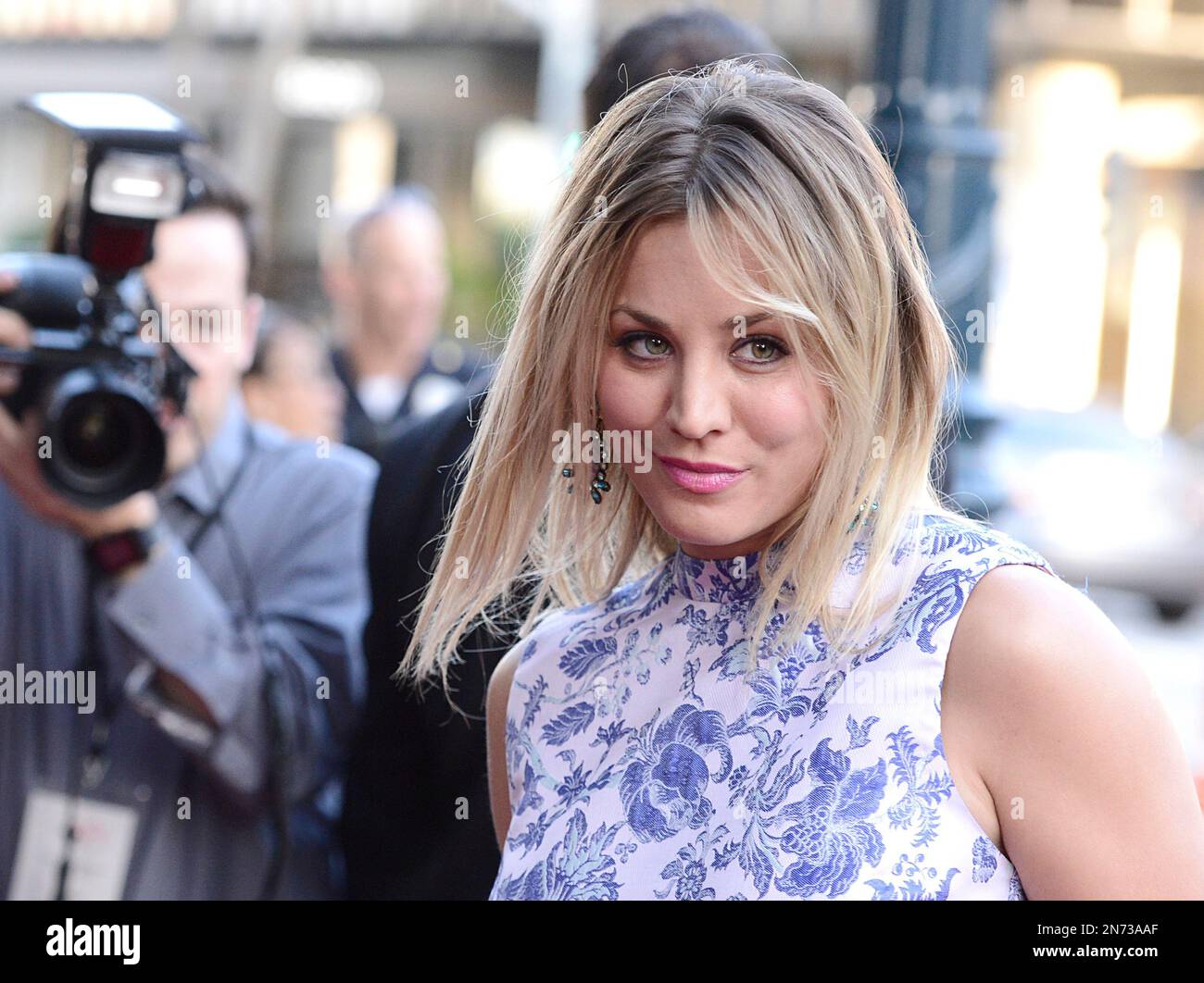 Kaley Cuoco arrives at the LA Premiere of "Blue Jasmine" at the Academy ...