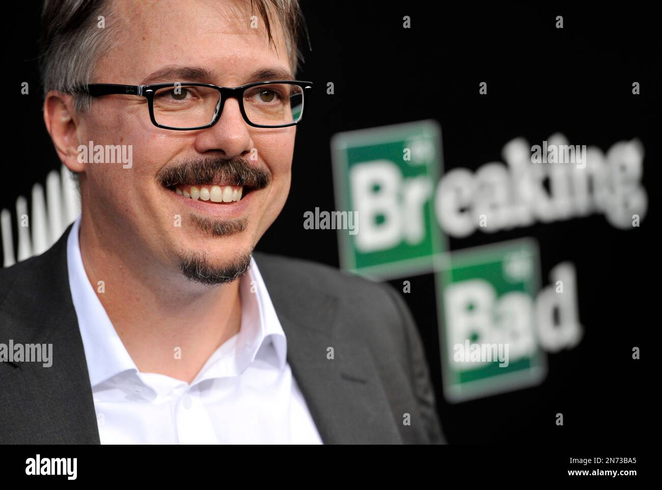 Vince Gilligan, creator and executive producer of "Breaking Bad," poses ...