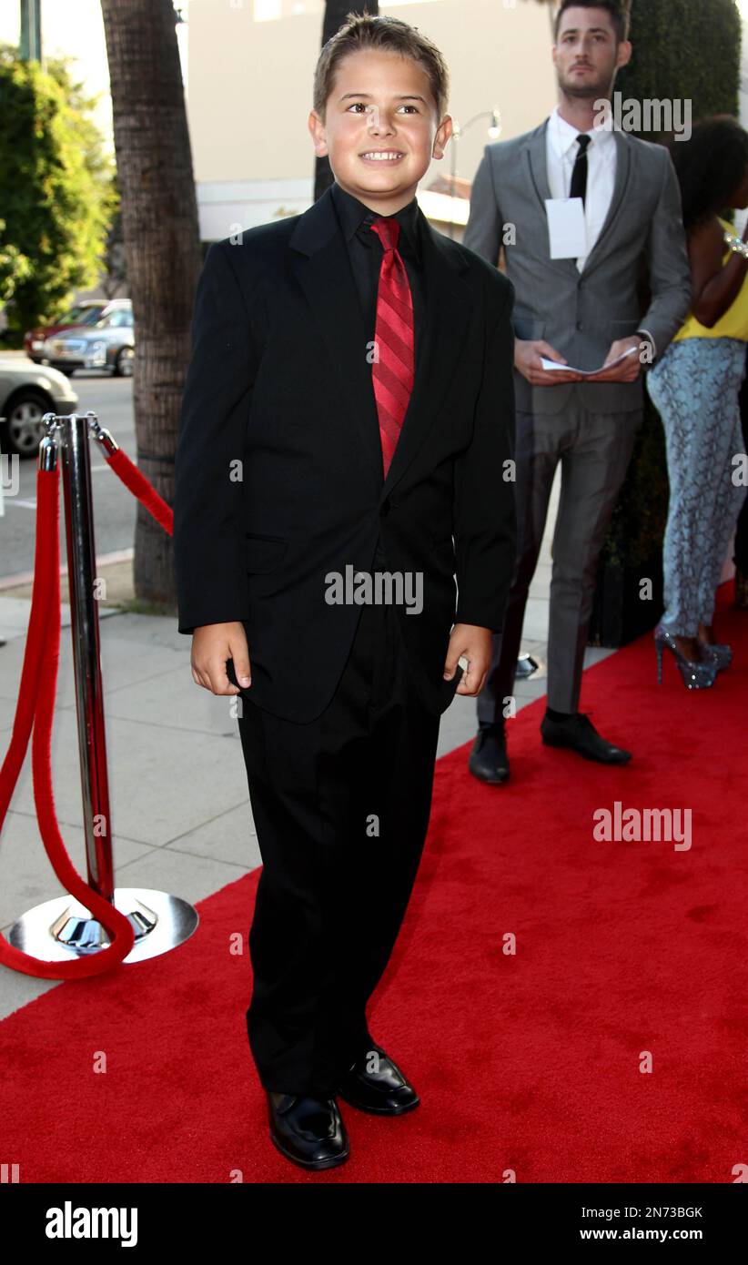 Max Rutherford arrives on the red carpet at the LA Premiere of "Blue ...