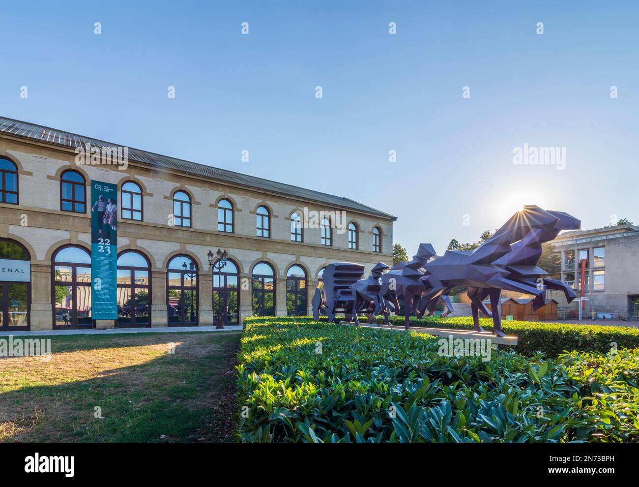 Metz, Arsenal de Metz, concert hall in the old armory in Lorraine ...