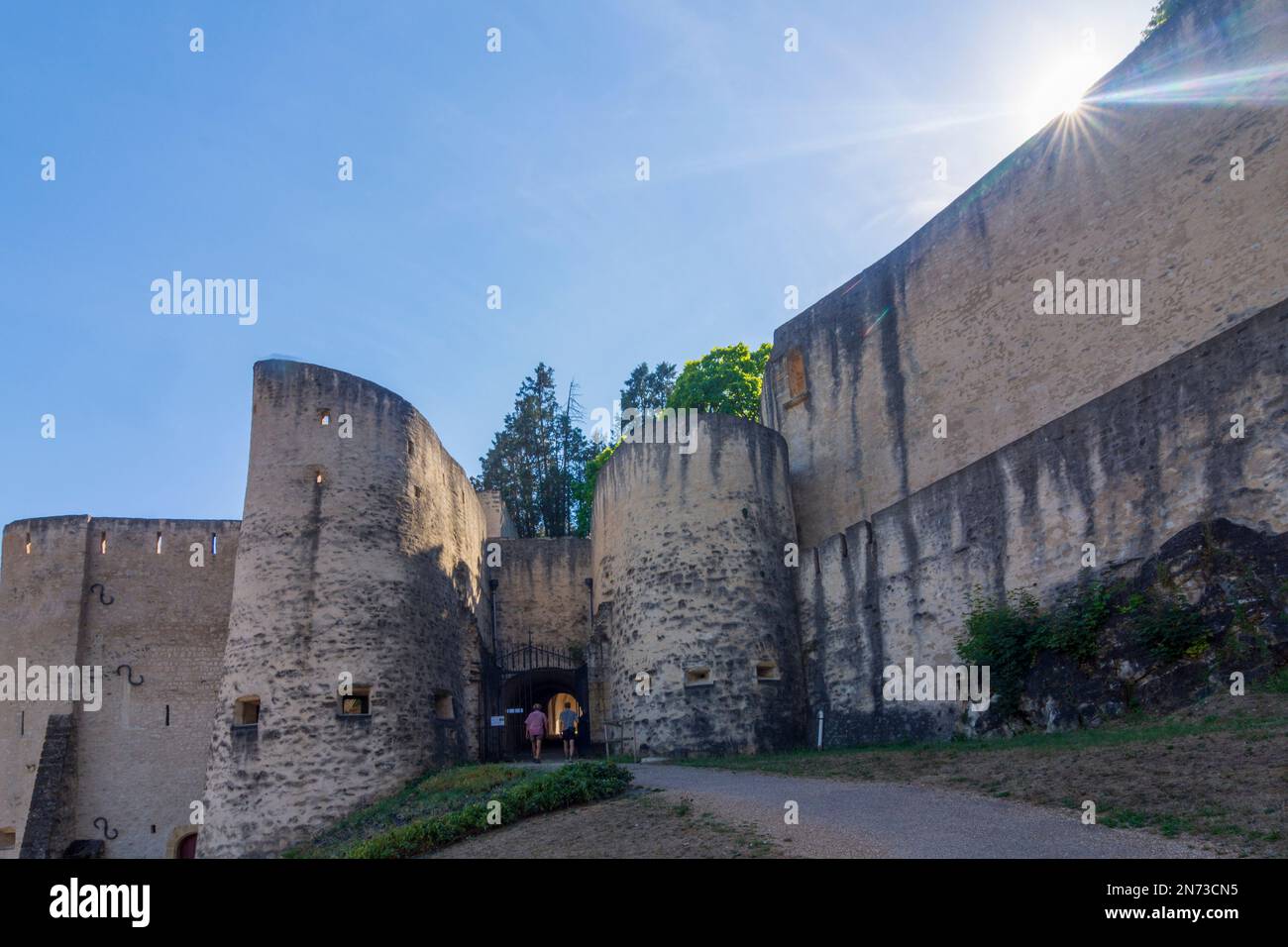 Rodemack (Rodemachern, Ruedemaacher), Château fort castle Rodemack ...