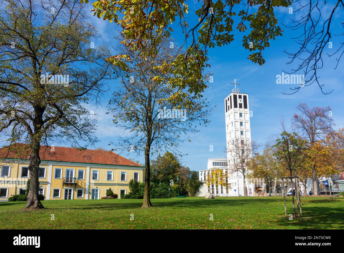 Roman catholic parish church of the sacred heart of jesus hi-res stock ...
