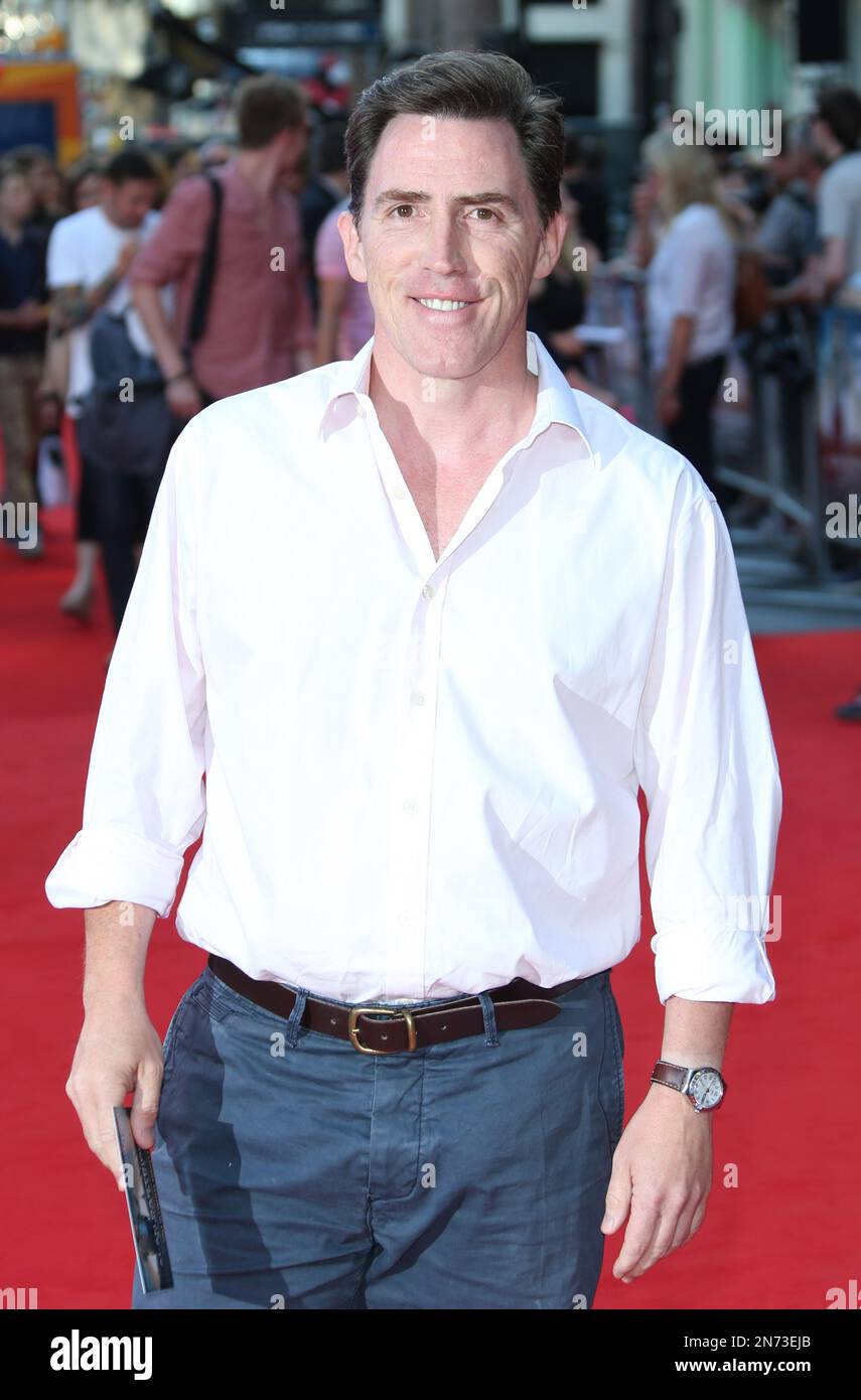 Rob Brydon arrives at the London Premiere of Alan Partridge: Alpha Papa ...
