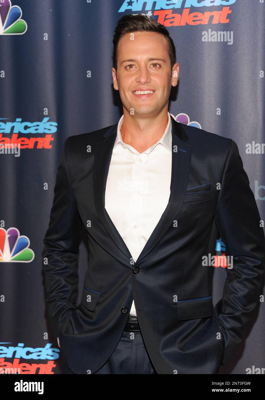 Talent finalist Branden James attends the "America's Got Talent" pre ...