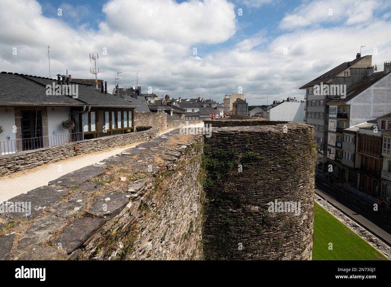 Walled City of Lugo, Spain Stock Photo - Alamy