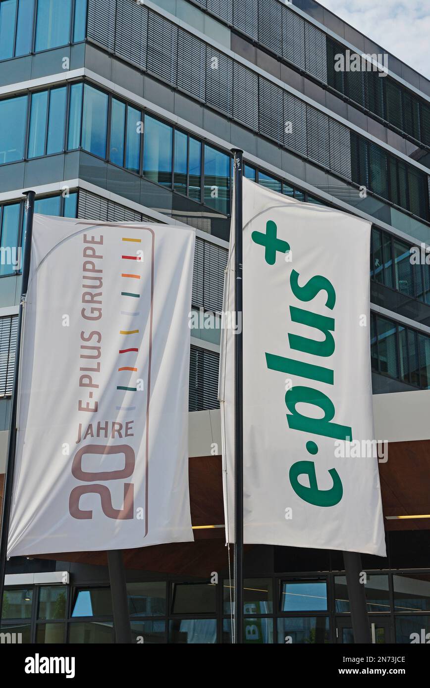 The headquarters of the E-Plus Group is pictured in Duesseldorf ...