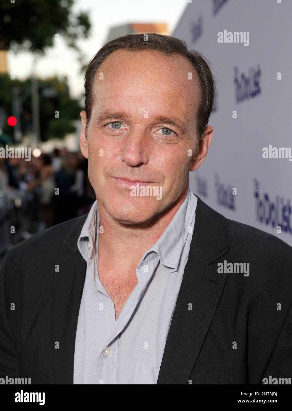 Clark Gregg arrives on the red carpet at the LA Premiere of "The To Do ...