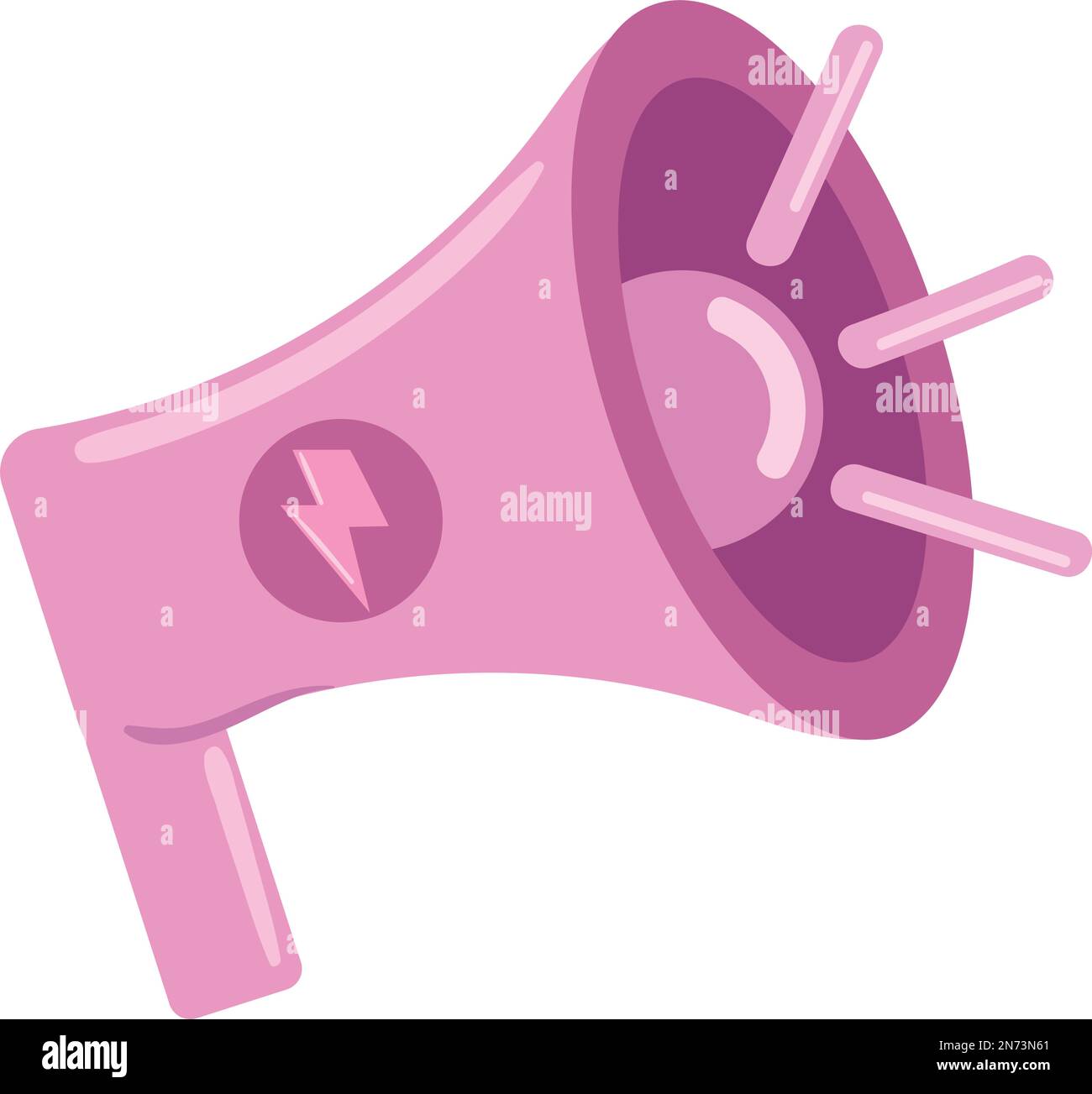 Voice megaphone protest women hi-res stock photography and images - Alamy