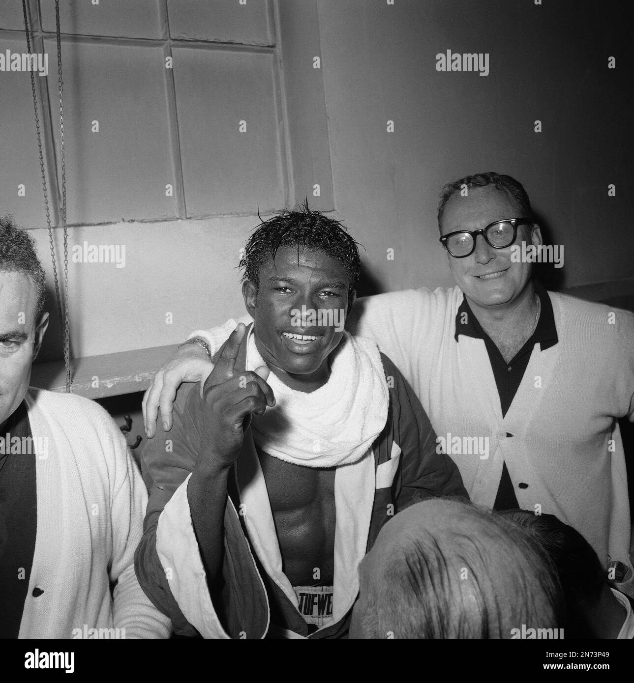 FILE - In this June 8, 1963 file photo, Emile Griffith smiles in the ...
