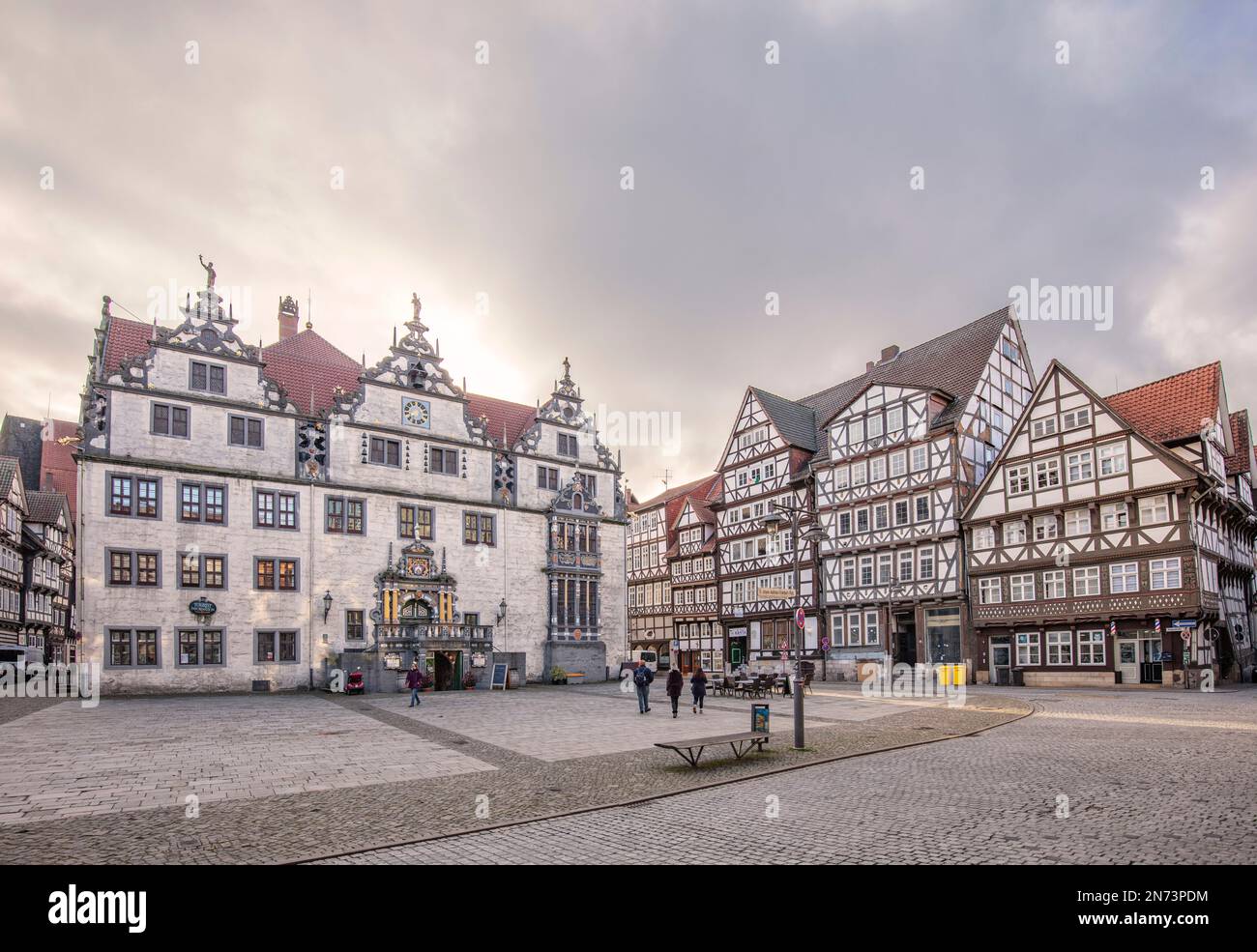 Hannoversch Münden, Old Town, Three Rivers City, Town Hall, Square ...