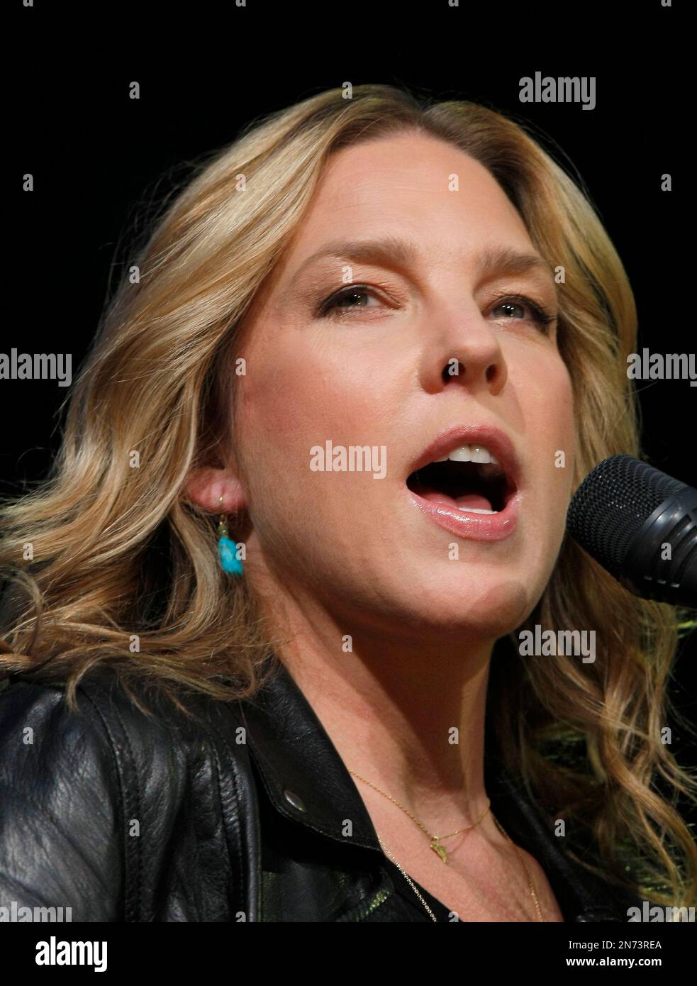 Canadian jazz pianist and singer Diana Krall performs at the Jazz ...