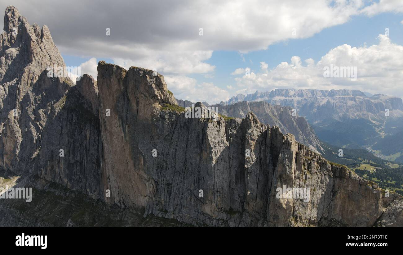 Beautiful peak mount seceda hi-res stock photography and images - Alamy