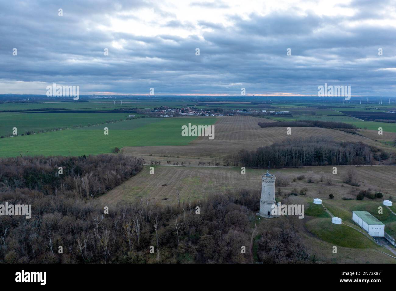 Bismarck tower on the Wartenberg, with 30 meters the highest Bismarck ...
