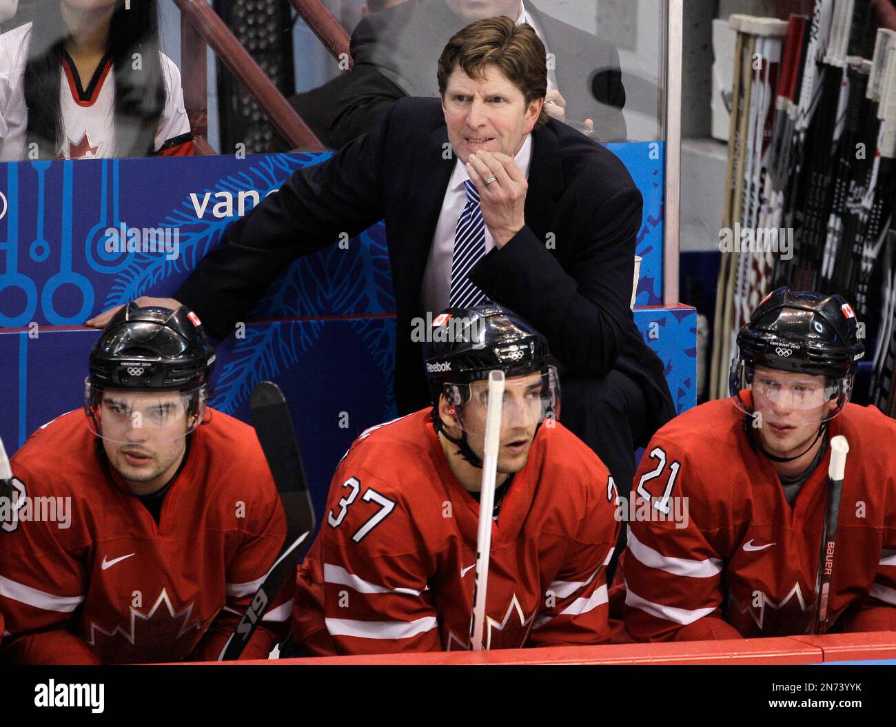 FILE - In this Feb. 23, 2010 file photo, Canada head coach Mike Babcock ...