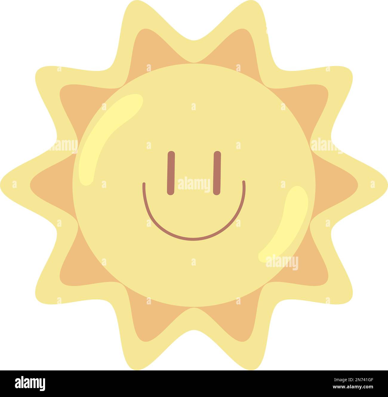 cute sun icon Stock Vector Image & Art - Alamy