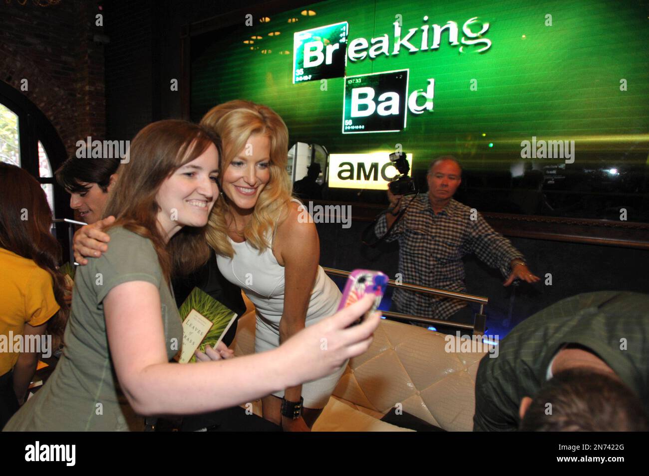 Actress Anna Gunn poses for a photo at AMC's 'Breaking Bad' fan ...