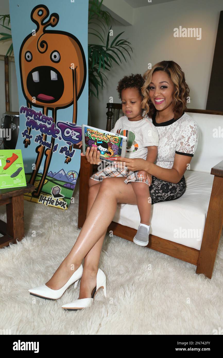 Tia Mowry and her son Cree Taylor Hardrict celebrate her 35th birthday ...
