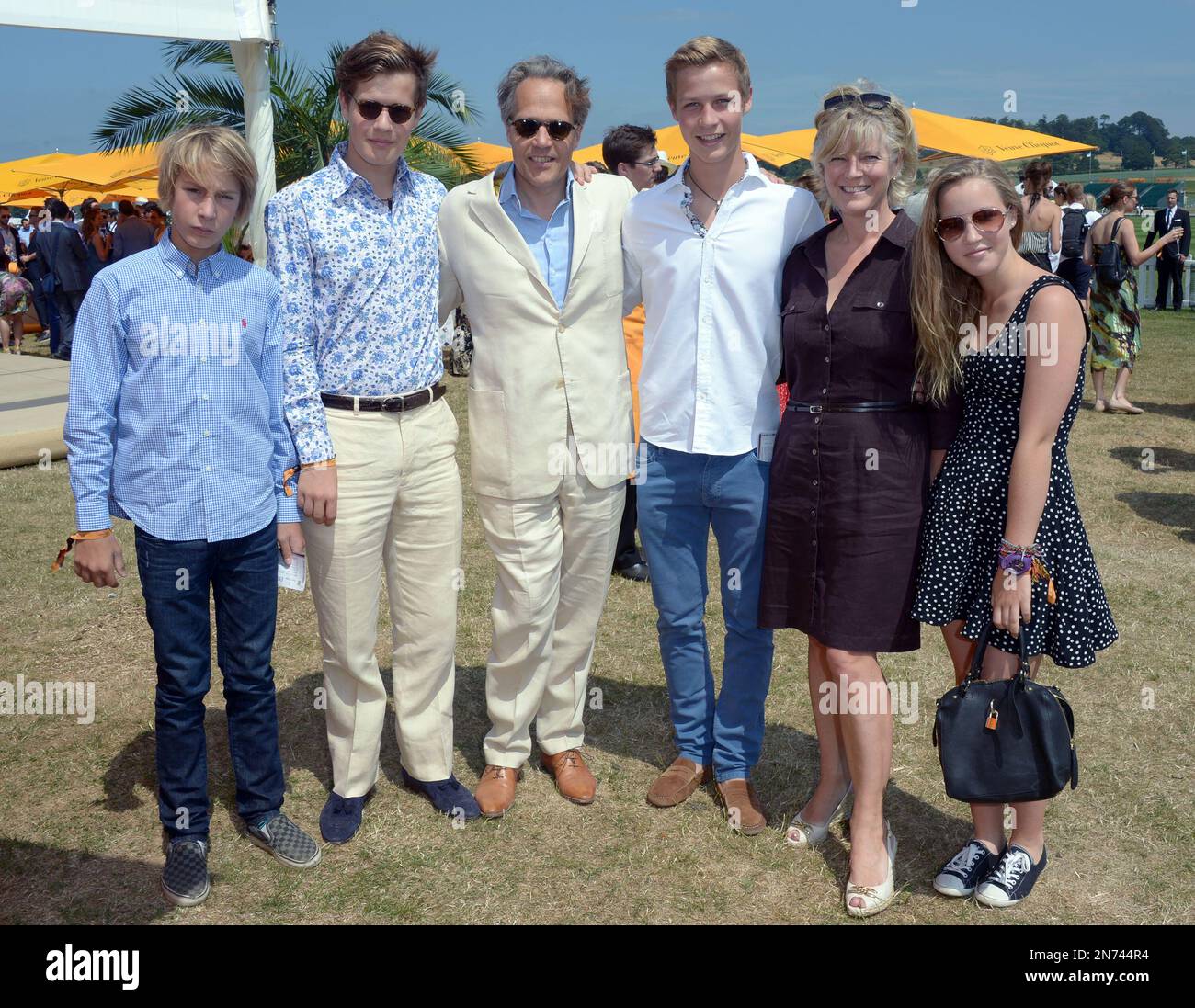 Lord and Lady March and their children Charles Henry, William Rupert ...
