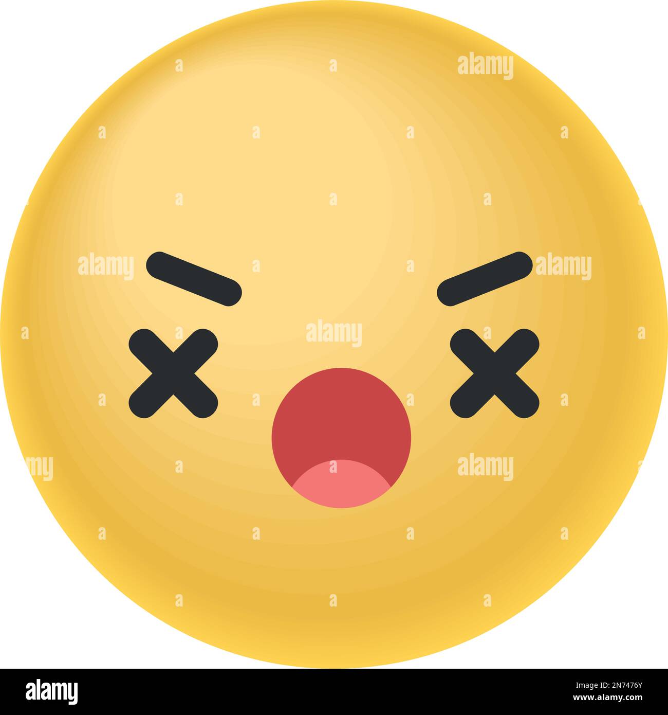 death emoticon social media Stock Vector Image & Art - Alamy