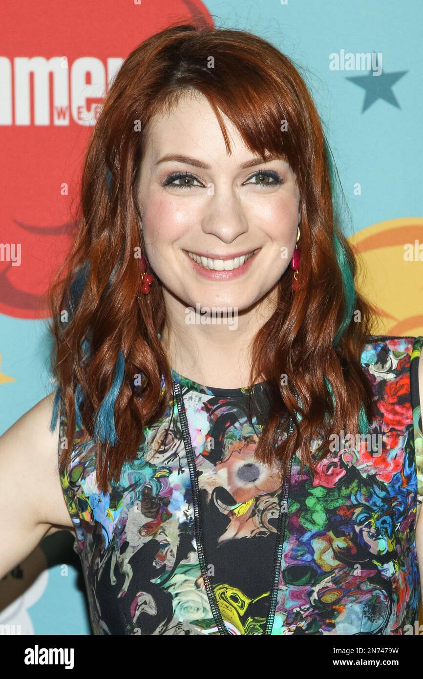 Actress Felicia Day arrives at the EW party on Day 4 of the 2013 Comic ...