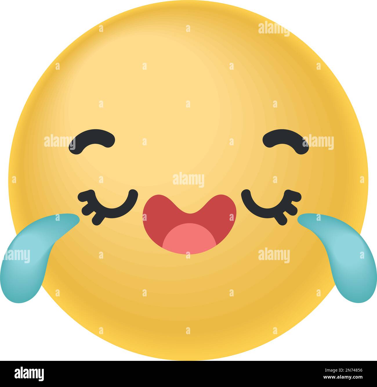 emoticon cry face social media Stock Vector Image & Art - Alamy