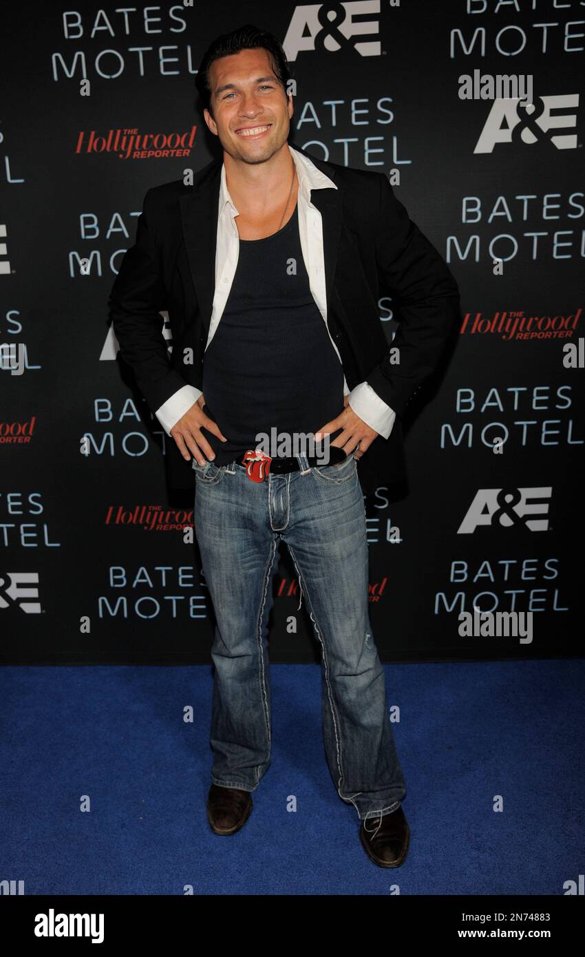 Actor Marcus Shirock arrives at the "The Bates Motel Party" presented ...