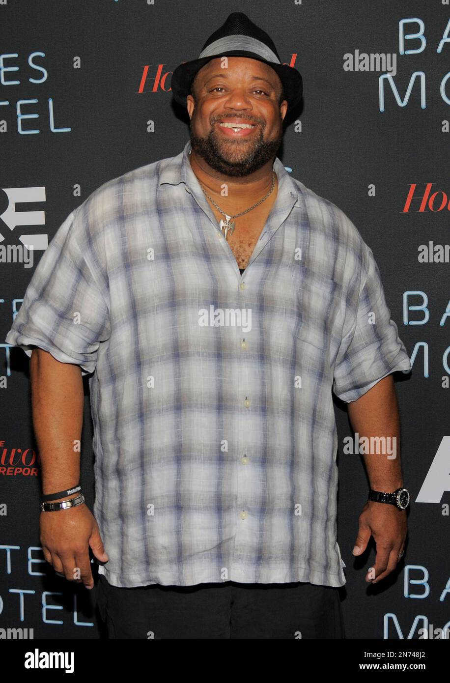Mark Christopher Lawrence arrives at the "The Bates Motel Party ...