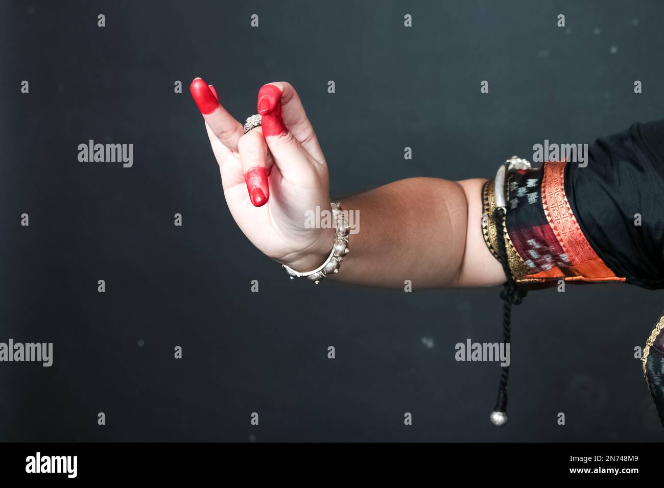 A Close up of Hand gestures of an Odissi dancer, Indian classical dance ...