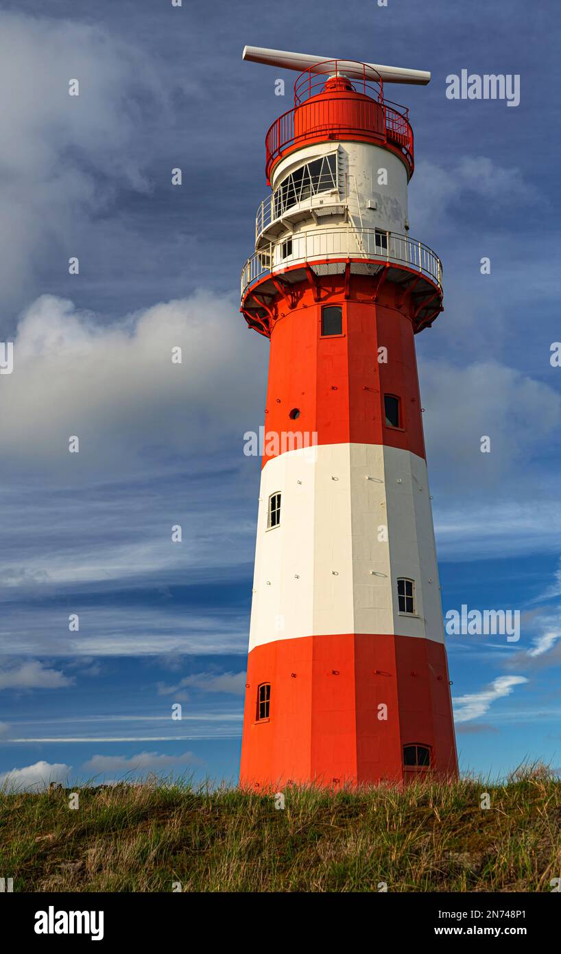 Electric lighthouse, Borkum island Stock Photo - Alamy