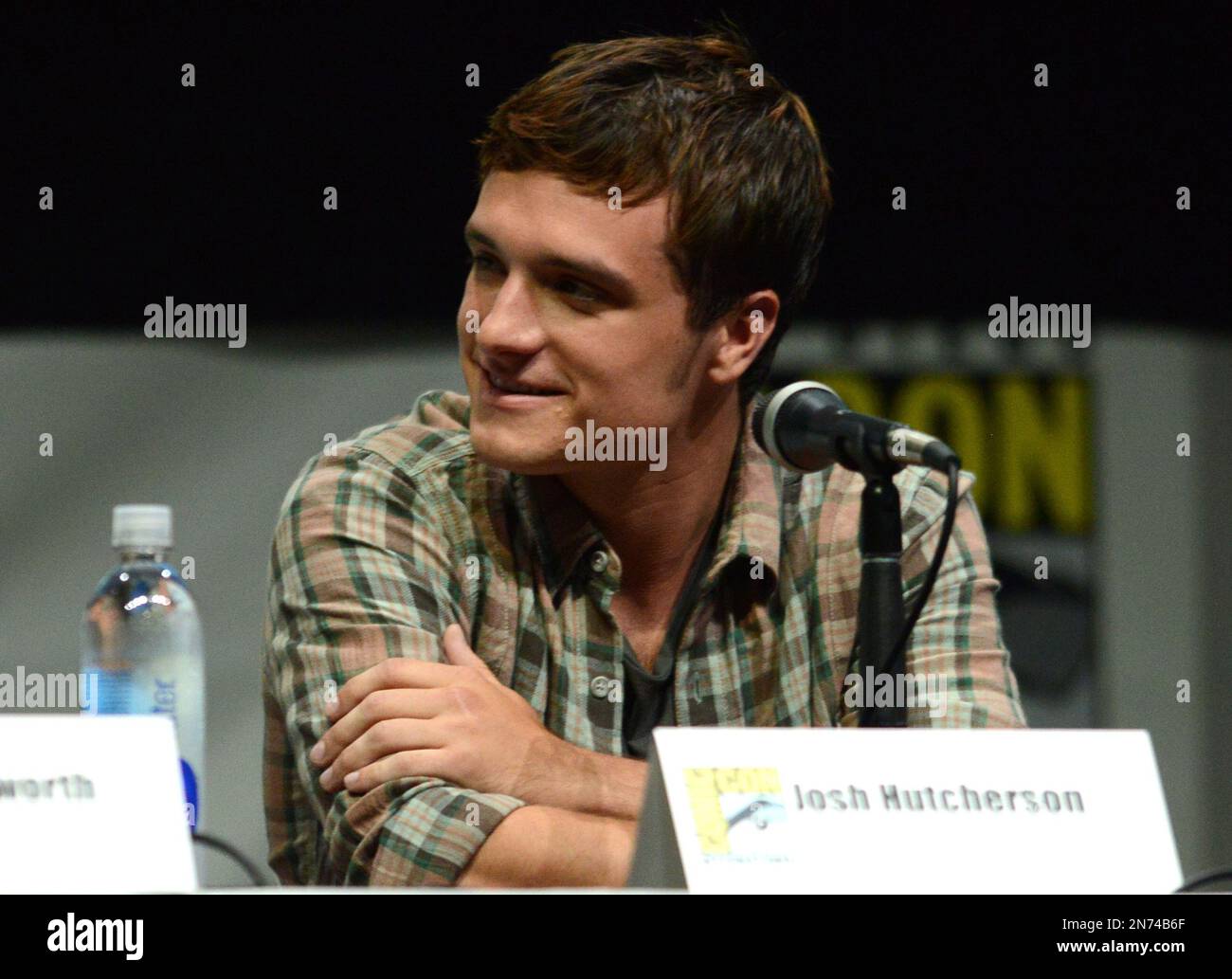 Josh Hutcherson attends the "The Hunger Games: Catching Fire" panel Day ...