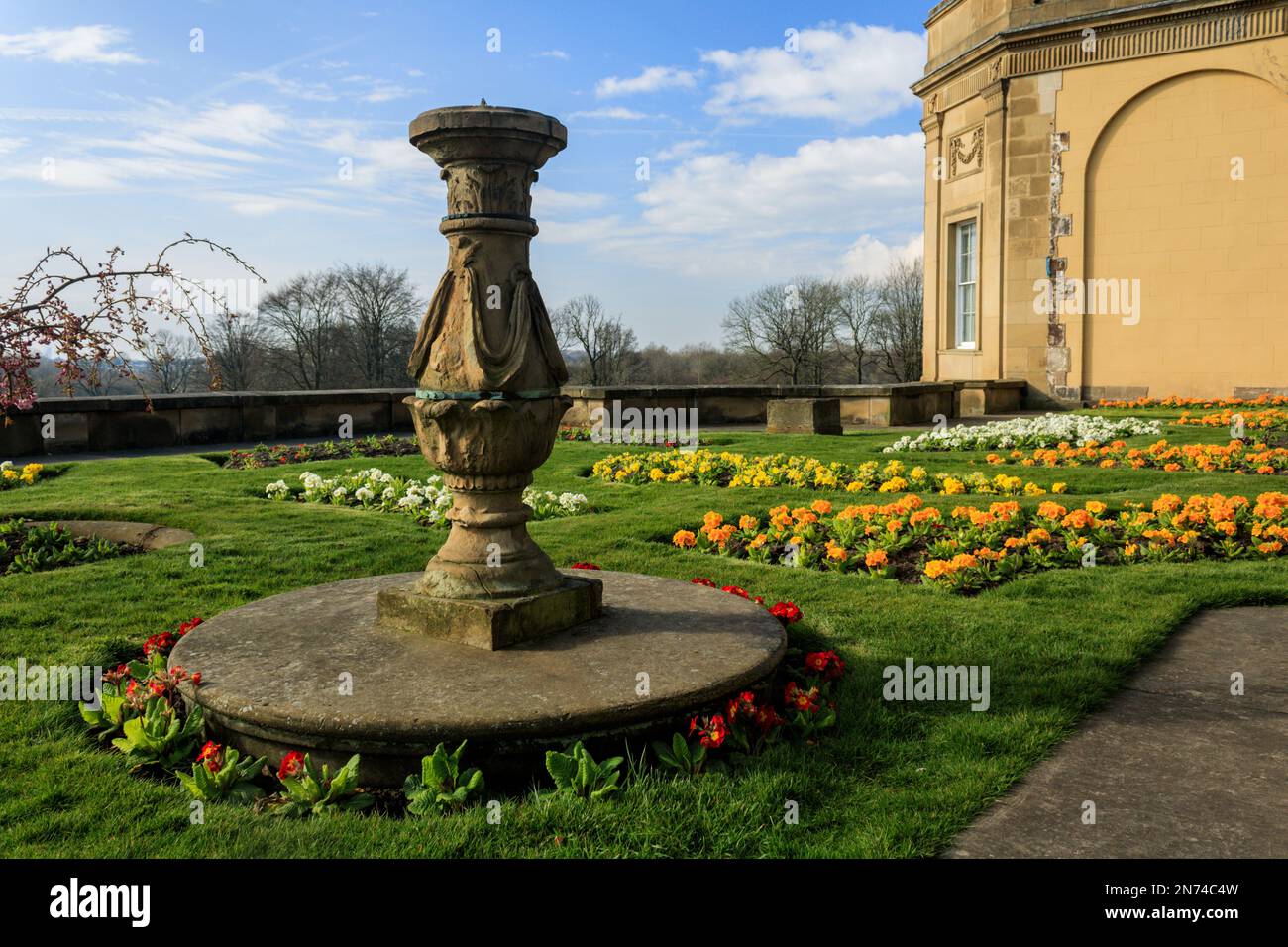 Sundial. Heaton Hall, Manchester Stock Photo - Alamy