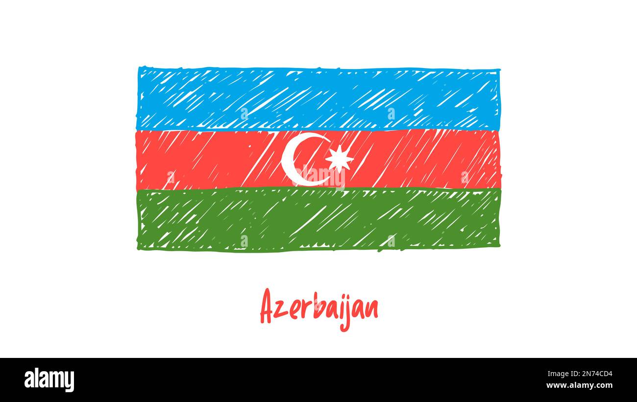 Flag Color Pencil Sketch Illustration Vector Stock Vector Image & Art ...
