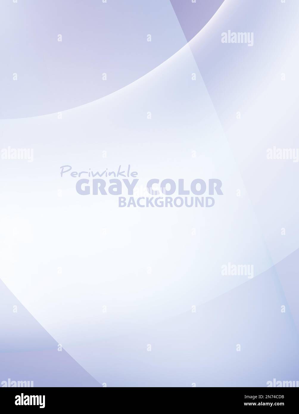 Abstract pale periwinkle gray background with rounded translucent shapes. Minimal vertical ...