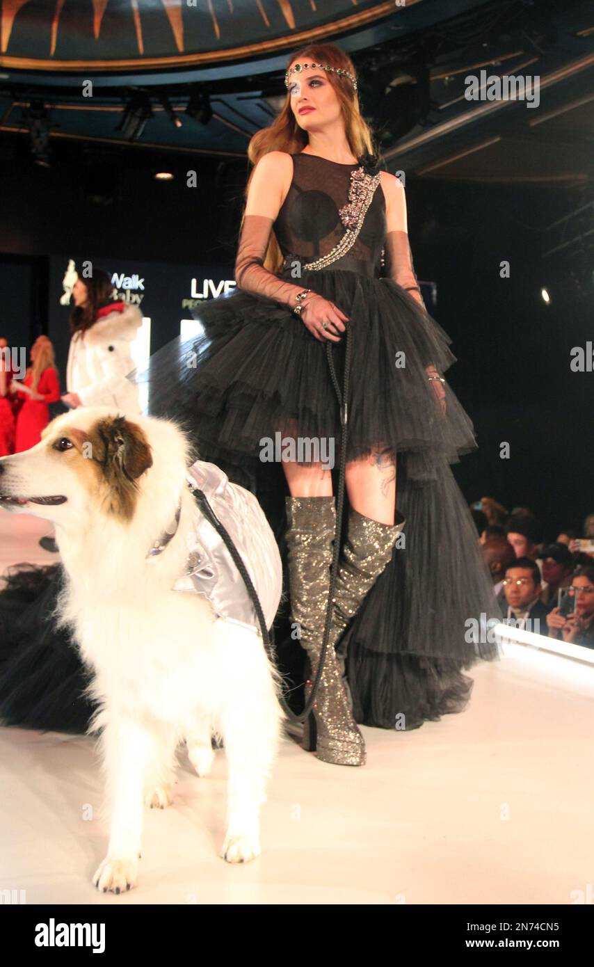 New York, NY, USA. 10th Feb, 2023. Model walks the runway at the ...